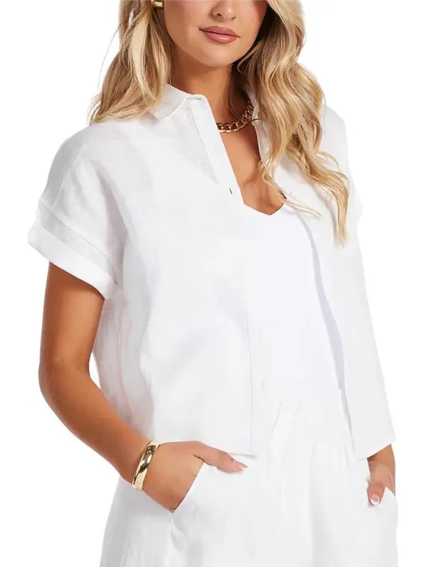 BISHOP + YOUNG Positano Button-up Shirt - White