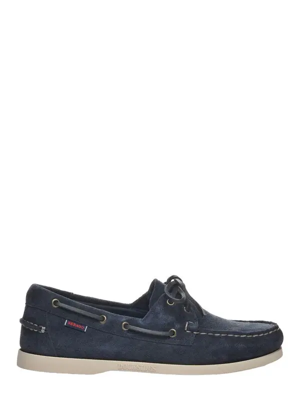 SEBAGO Portland Roughout Boat Shoes - Blue Navy