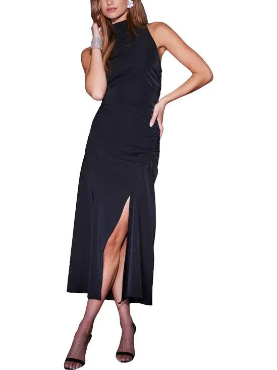 BISHOP + YOUNG Elle Halter Dress - Black