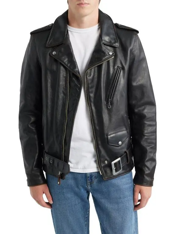 SCHOTT Perfecto Leather Motorcycle Jacket - Black