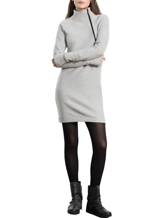 MARCELLA Alani Long Sleeve Sweatshirt Dress - Melange Grey