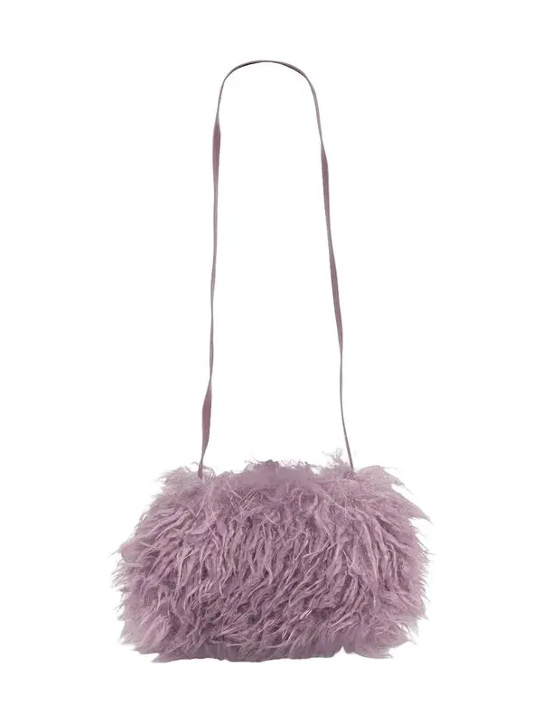 Jeffrey Campbell Bestowed Faux Fur Shoulder Bag - Lilac