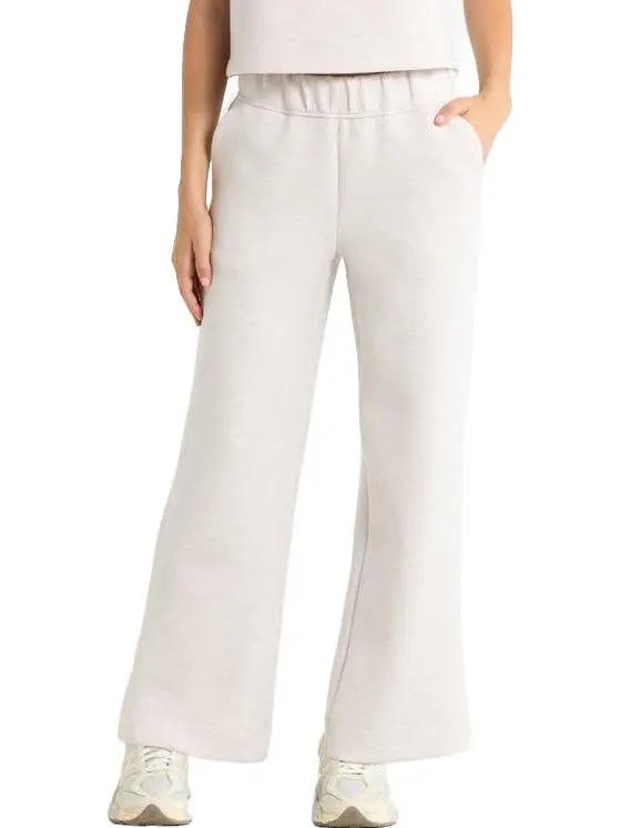 MPG Dreamweave Relaxed Straight Leg Pants - Heather Moonbeam