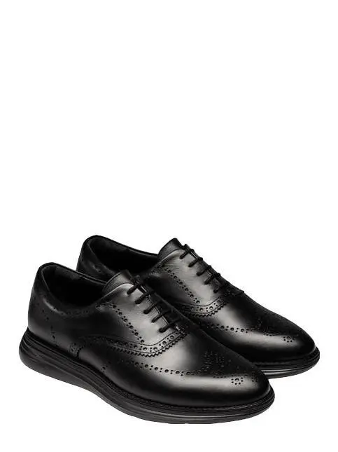 CHARLES TYRWHITT Leather Hybrid Trainers - Black