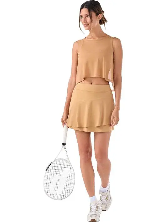 TAVI Flounce Tennis Skort - Cappucino