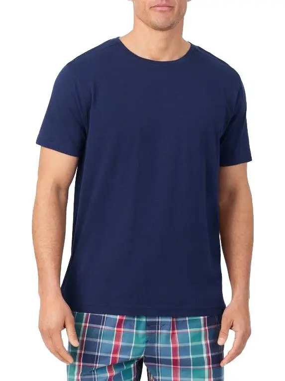 Tommy Bahama Solid Cotton & Modal Crewneck T-shirt - Navy