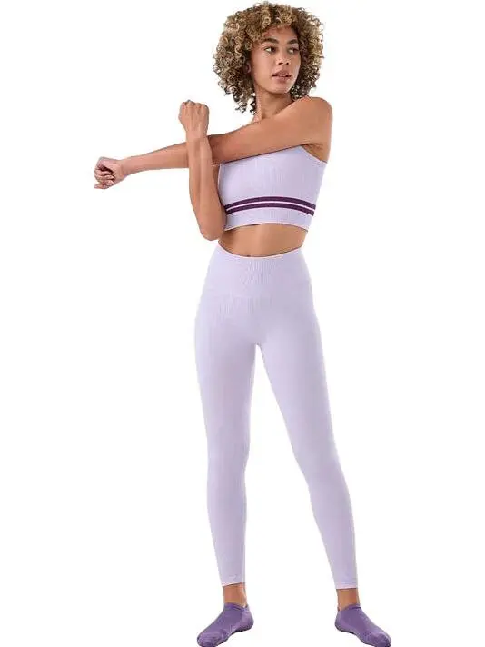 TAVI Seamless Ribbed 7/8 Leggings - Lavender