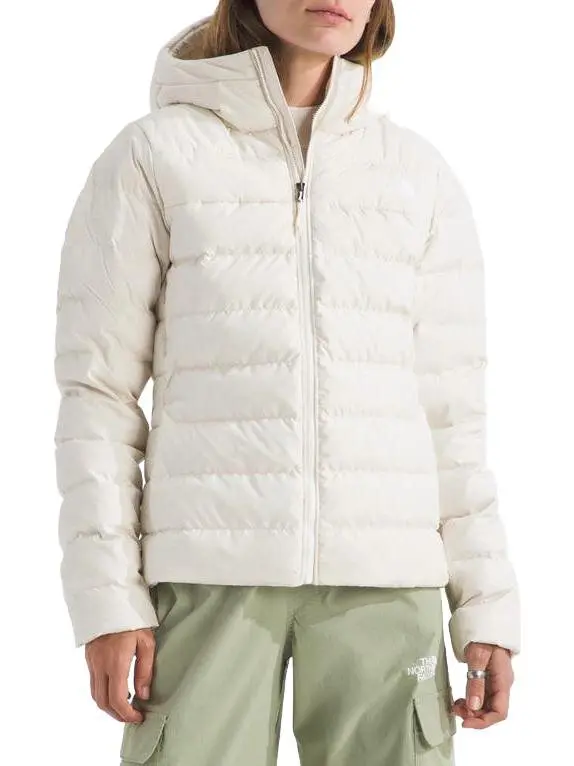 The North Face Aconcagua 3 Water-repellent Hooded Jacket - White Dune