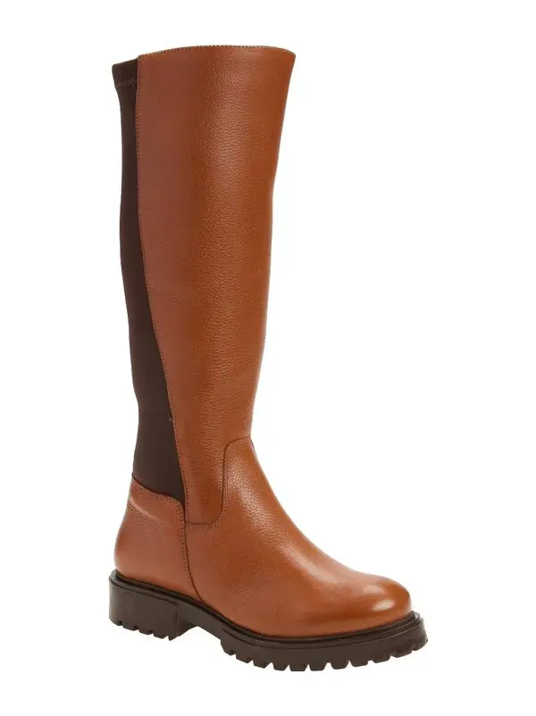 CHOCOLAT BLU Frisco Leather Knee-high Boots - Cognac Leather