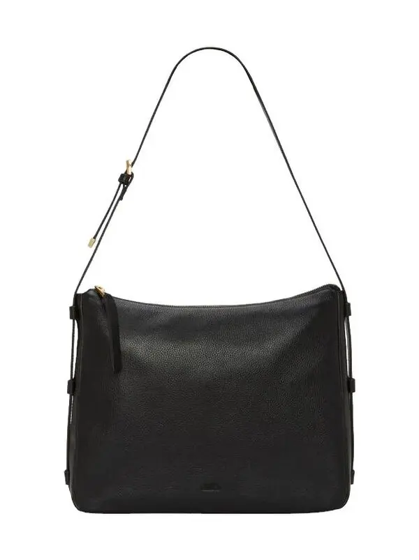 Vince Camuto Noemi Leather Shoulder Bag - Black