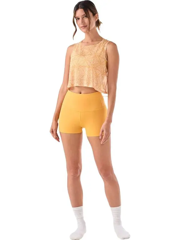 TAVI Flatter Flow Hi Lo Tank - Apricot Batik