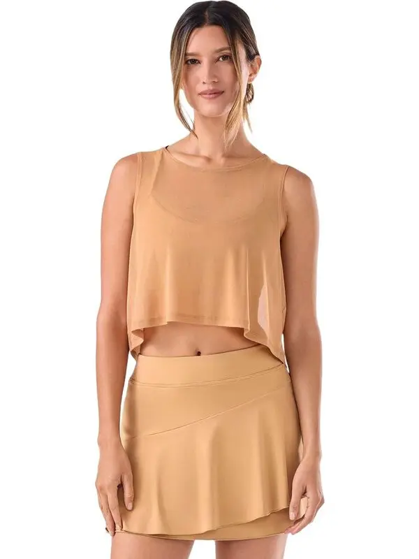 TAVI Flatter Flow Hi Lo Tank - Cappucino