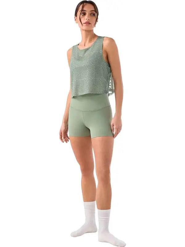 TAVI Flatter Flow Hi Lo Tank - Sage Batik