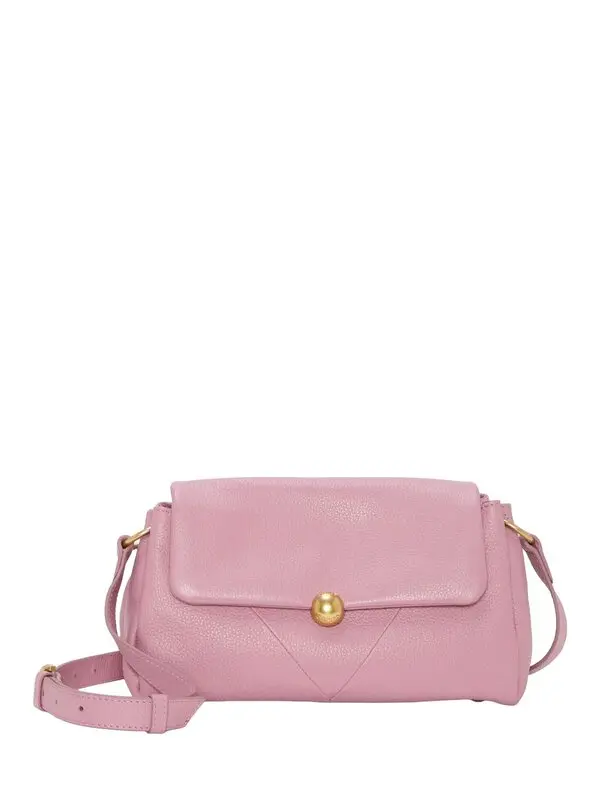 Vince Camuto Medna Leather Crossbody Bag - Pink