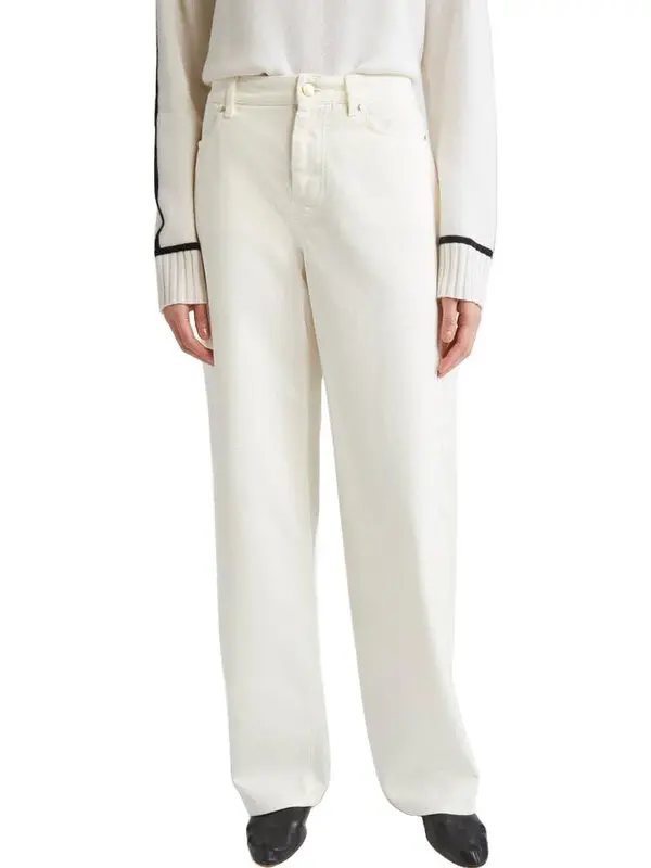 Max Mara Mirna Full-length Jeans - White