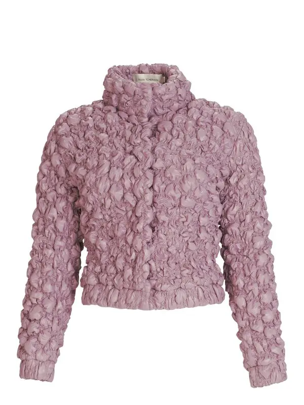 Silvia Tcherassi Zalta Quilted Jacket - Purple