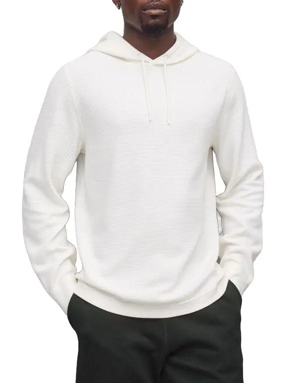 Reigning Champ Lightweight Waffle Stitch Hoodie - Championship White