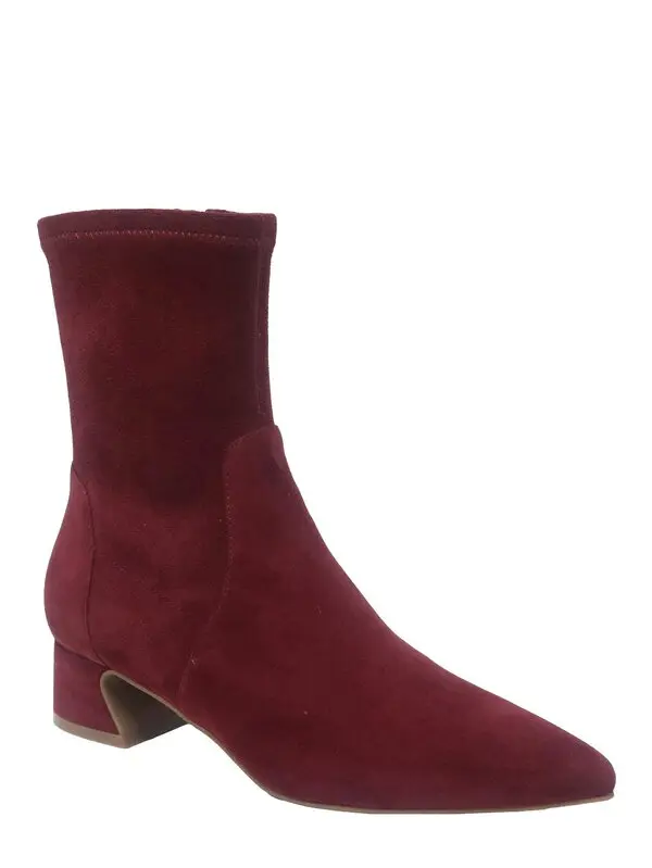 Gentle Souls Gallway Short Boot - Wine Suede