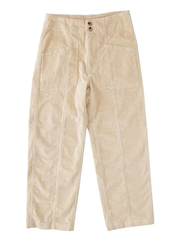 KAVU Woodfern Wide-leg Corduroy Pant - Irish Cream