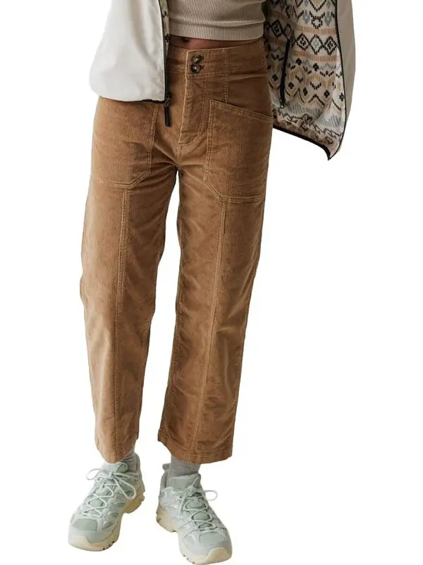 KAVU Woodfern Wide-leg Corduroy Pant - Rubber