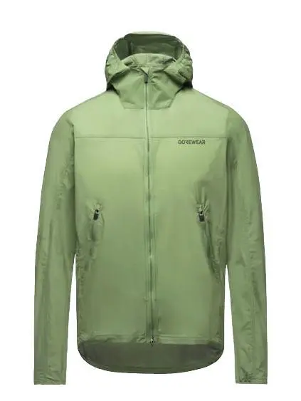 GOREWEAR Fernflow Hooded Windbreaker - Engine Green