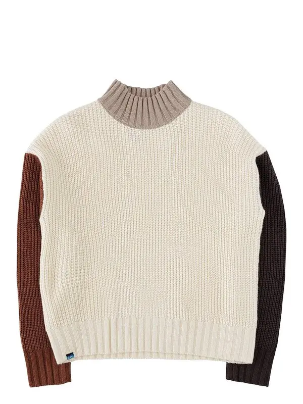 KAVU Swanford Relaxed Sweater - Ridge Block