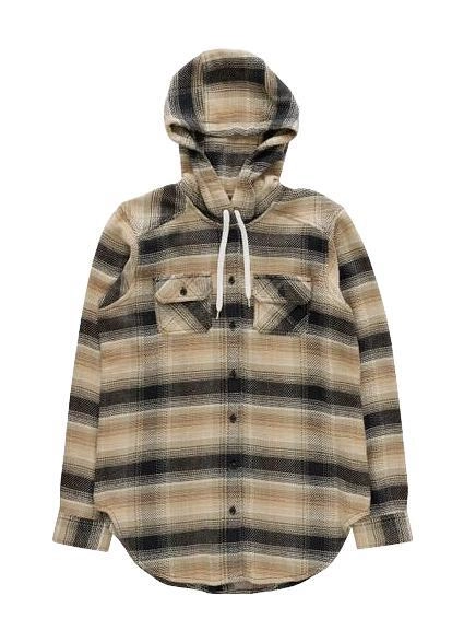 KAVU Jess Hooded Shirt - Brushwood