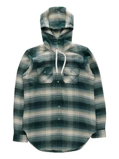 KAVU Jess Hooded Shirt - Greenwood