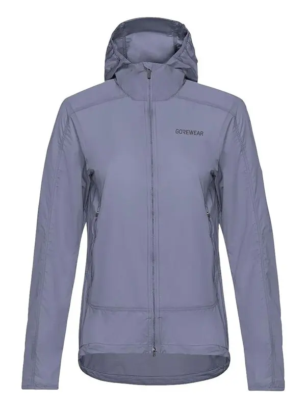 GOREWEAR Fernflow Hooded Windbreaker - Amethyst Grey