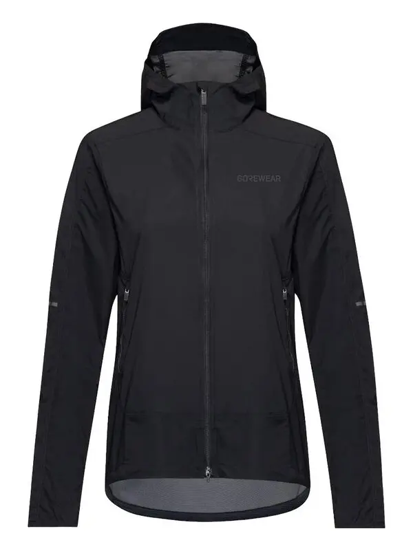GOREWEAR Fernflow Hooded Windbreaker - Black