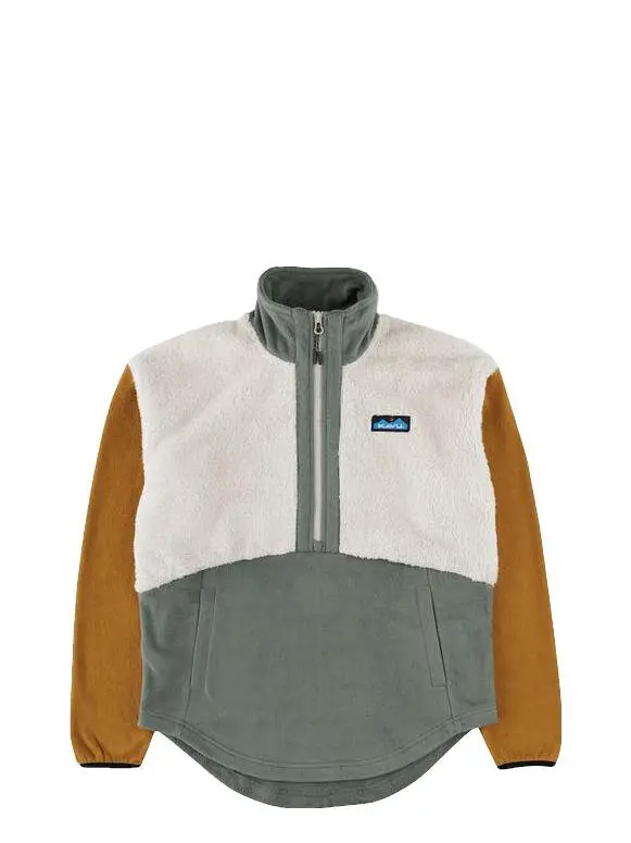 KAVU Timber Lane Fleece Pullover - Pine Tree Block
