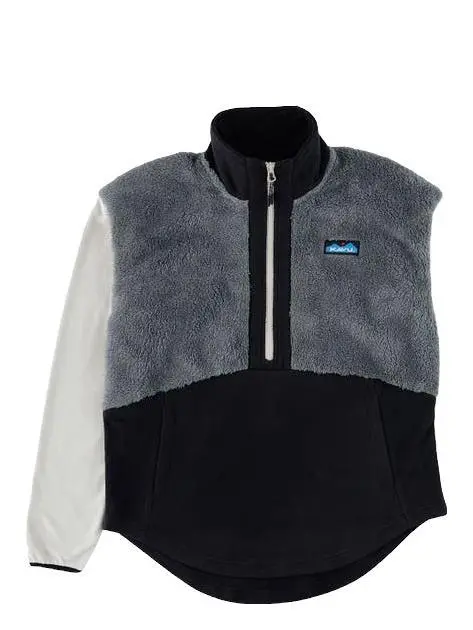 KAVU Timber Lane Fleece Pullover - Shadow Block