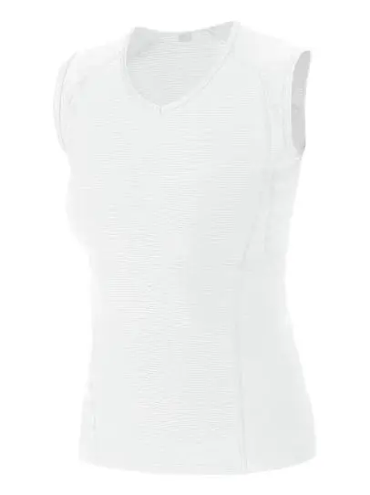 GOREWEAR Sleeveless Baselayer Shirt - White