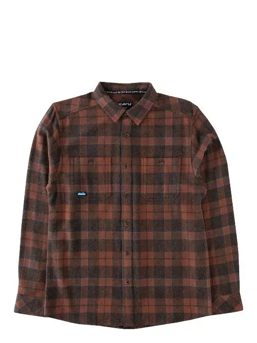 KAVU Big Joe Shirt - Mahogany Brown