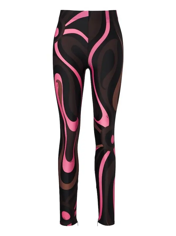 Emilio Pucci Marmo Leggings - Red