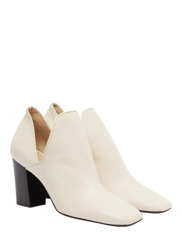 LEMAIRE D'orsay 80 Leather Pumps - White