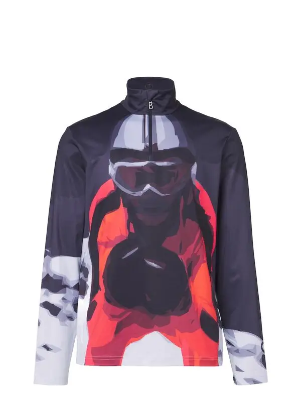Bogner Verti Printed Ski Top - Multicoloured