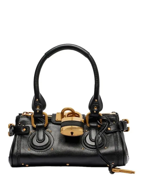 Chloé Paddington Small Leather Shoulder Bag - Black