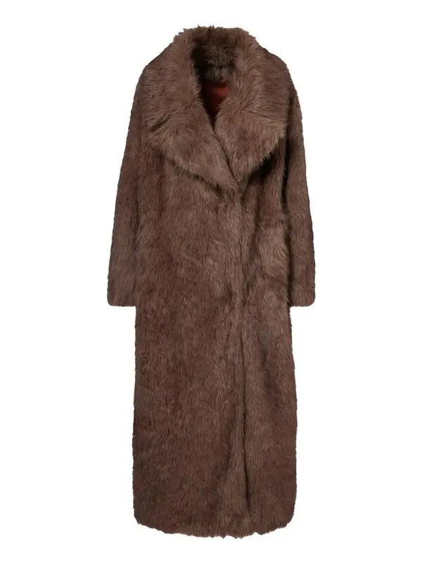 XU ZHI Oversized Coat - Brown