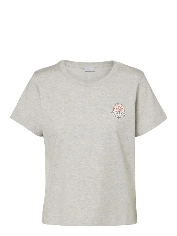 Moncler Cotton Jersey T-shirt - Grey