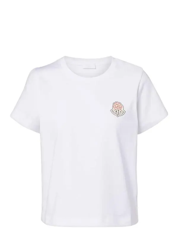 Moncler Cotton Jersey T-shirt - White