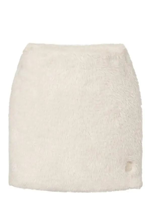 Moncler Logo Mini Skirt - White