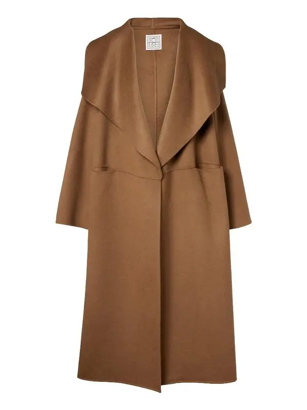 TOTEME Wool And Cashmere Doublé Coat - Brown