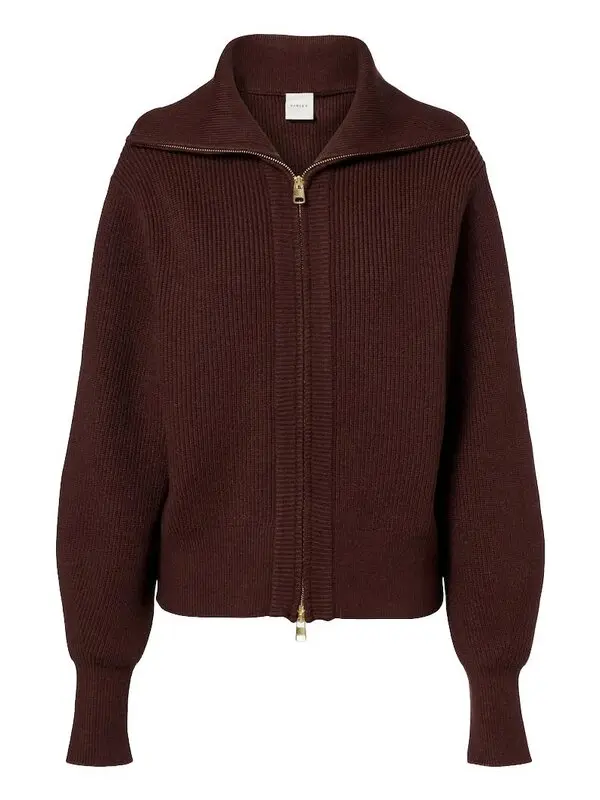 Varley Enrico Zip-up Cardigan - Brown