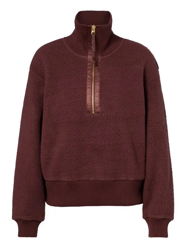 Varley Roselle Half-zip Fleece - Burgundy