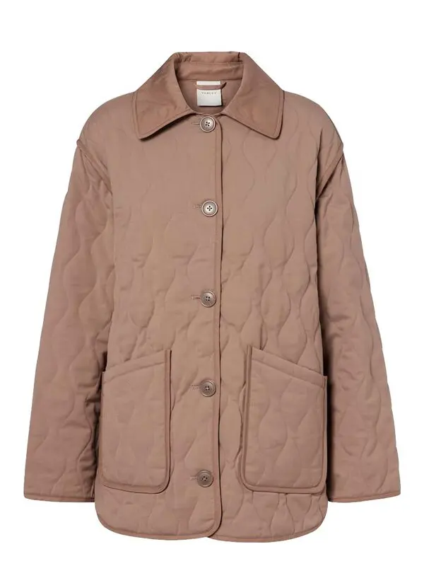 Varley Wilson Quilted Jacket - Beige