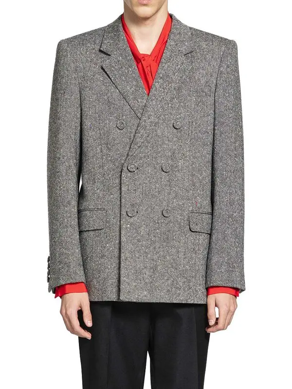Valentino Garavani Double-breasted Blazer - Grey
