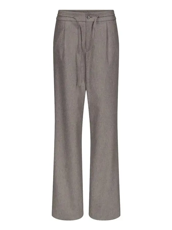 Loulou De Saison Harlem Straight Leg Pants - Grey