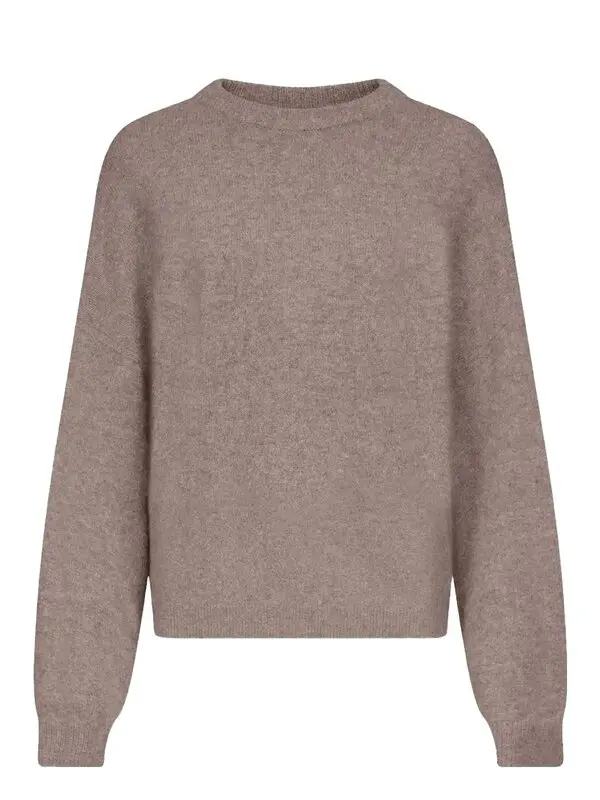 Loulou De Saison Tristan Loose Fit Sweater - Grey