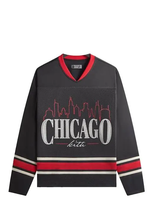 Kith Chicago Long Sleeve Malik Jersey - Black